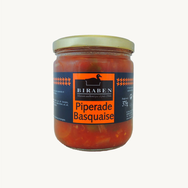 Piperade basquaise – bocal 375g | Maison Biraben