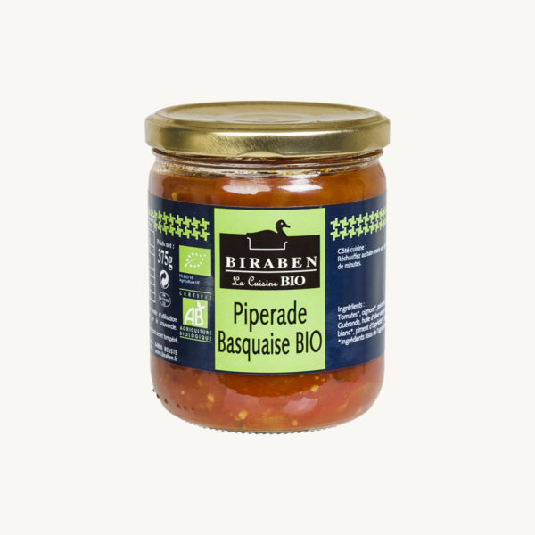 Ratatouille Bio – bocal 375g | Maison Biraben